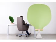 Sound absorbing felt workstation screen desktop partition MASK By True ...