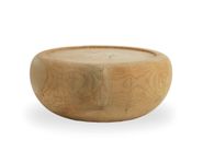 Low round cedarwood coffee table MAURITIUS By Riva 1920