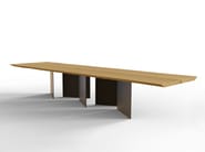 Rectangular oak table NATURA 2 CP Lab Design Collection By CP Parquet