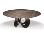 ORACLE | Wood fibre table Round wood fibre living room table By ...