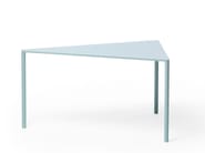 Modular triangular Corian® side table POINT 30° Point Collection By ...