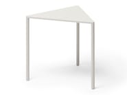 Modular triangular Corian® side table POINT 60° Point Collection By ...