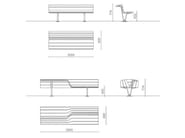 SEDIS, SEDIS TORSION | Bench By Metalco design Antonio Citterio, Toan ...