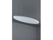 Glass wool acoustic ceiling clouds Ecophon Solo™ Ellipse By Saint ...