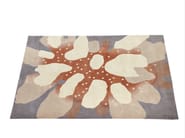 CORAL Handmade rug with floral pattern By Deirdre Dyson