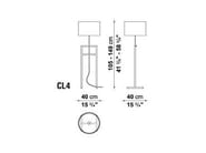 LEUKON | Floor lamp By Maxalto design Antonio Citterio