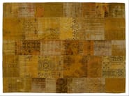 Vintage style patchwork rug PATCHWORK YELLOW By Golran
