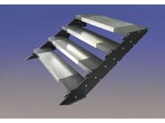 Modular galvanized steel Open staircase EASY STEP By SVELT