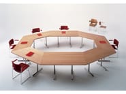 TEMPEST | Multi-purpose table Trapezoid table with flip top By Howe