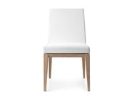 Upholstered leather chair BESS LOW By Calligaris