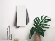 Electric wall-mounted aluminium towel warmer SLIM By mg12 design Monica ...