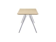 Folding rectangular meeting table A-TABLE By Brunner design Jehs+Laub