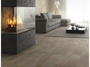 Pavimento/rivestimento in gres porcellanato effetto pietra LAKE STONE By Supergres