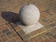 SFERA Concrete sphere bollard with base By Tegolaia