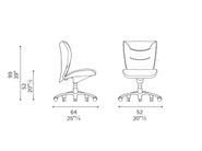 BRIEF | Task chair By Poltrona Frau