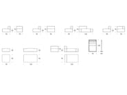 BELT | Sectional sofa By Varaschin design Daniele Lo Scalzo Moscheri