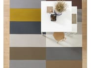 Striped rectangular paper yarn rug FOURWAYS By Woodnotes design Ritva ...