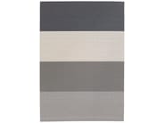 Striped rectangular paper yarn rug FOURWAYS By Woodnotes design Ritva ...