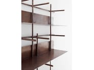 Wall-mounted copper bookcase NAVIGLI By Gallotti&Radice design Massimo ...