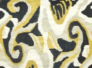 Linen fabric with graphic pattern ARTWORK By Dedar
