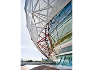 TENSEO FRONTSIDE 381 Textile facade By SERGE FERRARI