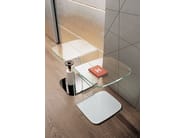 SHELL Square rectangular glass coffee table By Sovet italia | design ...