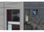 Metal sheet and panel for facade SINUS® By VMZINC