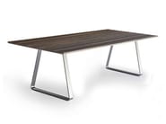 Rectangular multi-layer wood meeting table MUTKA By Lapalma design ...