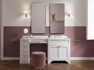 SEASON VANITY Wooden dressing table / vanity unit with marble top By ...