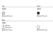 SETACCI Tanned leather coffee table By AMURA | design Elisabetta Furin, Emanuel Gargano, Rosaria ...