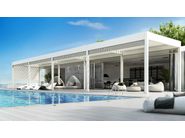 SMARTIA PG120P MYKONOS | Wall-mounted pergola By Alumil