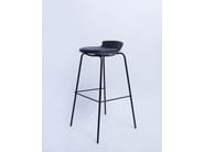 DASH High polypropylene stool and steel base By grado design | design ...