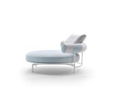 SUPERMAX OUTDOOR Round fabric garden sofa By Flexform | design Antonio Citterio