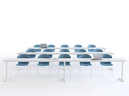 Height-adjustable meeting table by Actiu