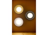 Glass and aluminium wall lamp / ceiling lamp TALORE By Dark
