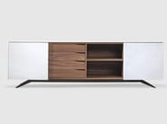 TRIGONO ESTREMOZ Sideboard in marble and wood with drawer By Maami Home | design Fábio Teixeira