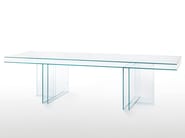 VERGLAS Table By Glas Italia | design Piero Lissoni