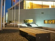 VIA | Steel and wood Bench Via Collection By VESTRE design Artur ...