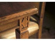 VILLA BORGHESE Rectangular cherry wood high side table By SELVA