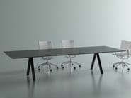 VIS MEETING | Wood veneer meeting table Vis Collection By BK Contract ...