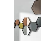 VISUAL HEXAGONAL Wall-mounted mirror By Sovet italia | design Lievore Altherr Molina