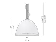 WILLY | Lampada a sospensione in vetro soffiato By PANZERI