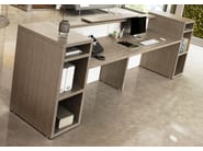 AXIOM Wooden reception desk By Styloffice