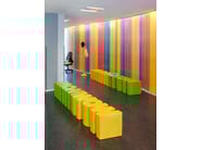 WOW Polyethylene bench seating By SLIDE