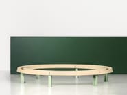 YPSILON | Round bench By VESTRE design Daniel Rybakken