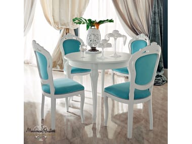 13144 | Table Extending round table By Modenese Luxury Interiors