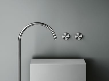 Wall-mounted stainless steel remote control tap Valvola01_19 63 ...