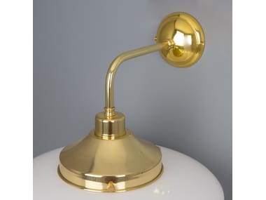1920'S SCHOOLSHOUSE Brass wall lamp By Mullan Lighting | design Mike ...