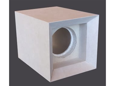 Spotlight housing in plasterboard SINGLE LED CUBES 135° By Gyps