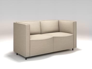 PAULINE 2 seater fabric sofa By Offecct | design Pauline Deltour